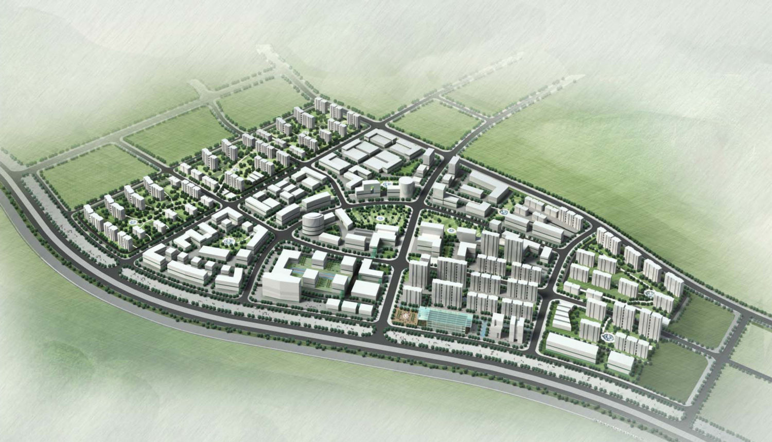 Dalian Industrial Park: hhp-architects
